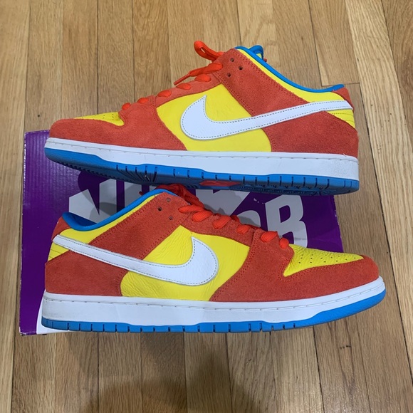 Nike | Shoes | Nike Sb Dunk Low Pro Bart Simpson | Poshmark